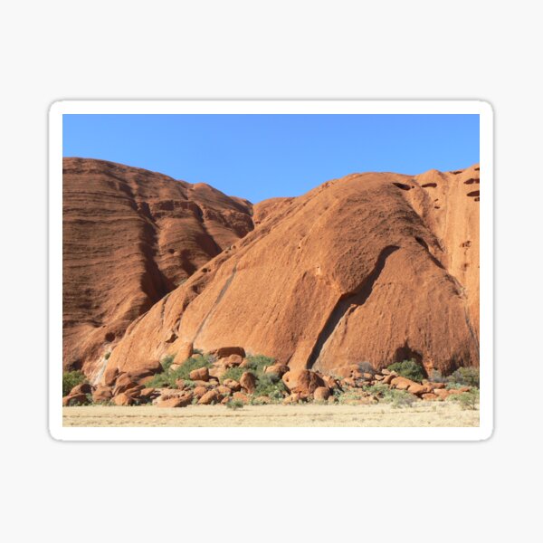 "Uluru # 2 , N.T. Central Australia Just a small section, " Sticker for ...