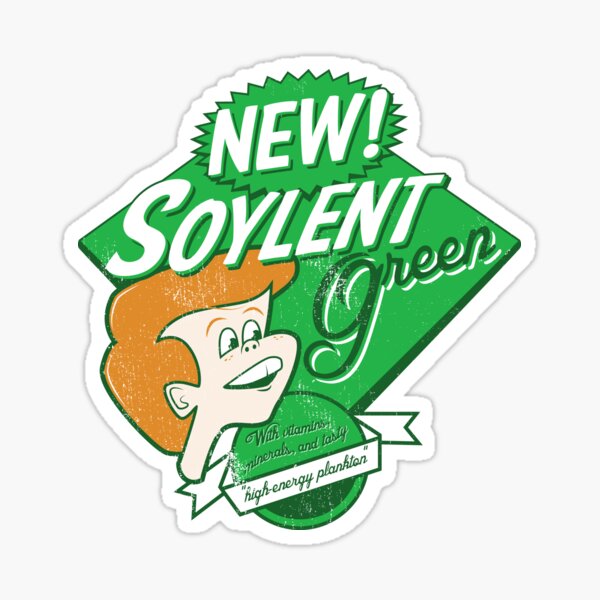 "Soylent Green" Sticker for Sale by synaptyx | Redbubble