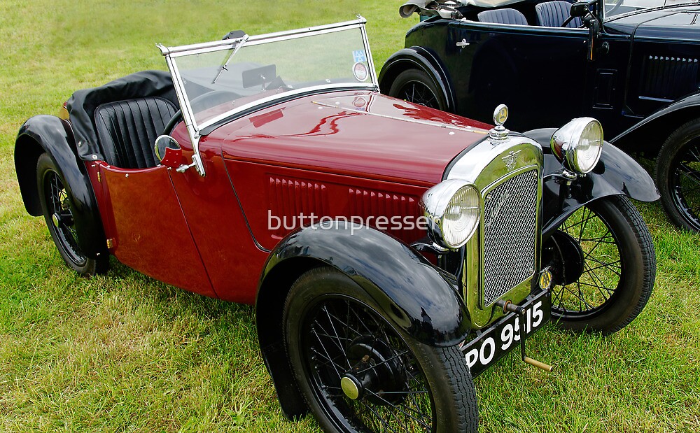 "Vintage Austin 7 Sports" by David Carton | Redbubble