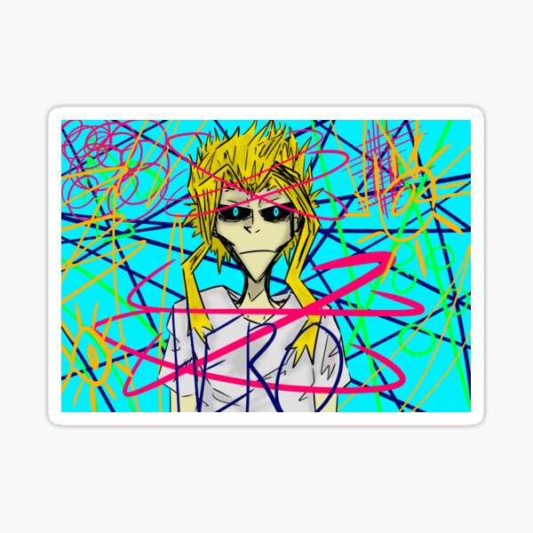 "Toshi! He's a Hero!" Sticker for Sale by Daisuke-Yoshida | Redbubble