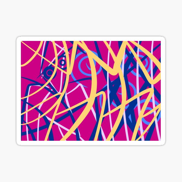 "Jail of Teeth" Sticker by Daisuke-Yoshida | Redbubble