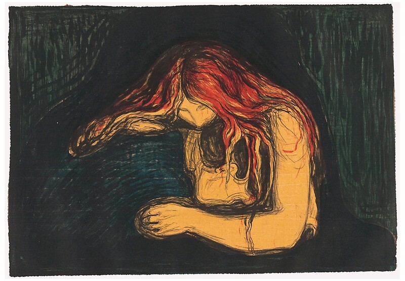"Edvard Munch. The Vampire II, 1895-1902." by museumshop3 | Redbubble