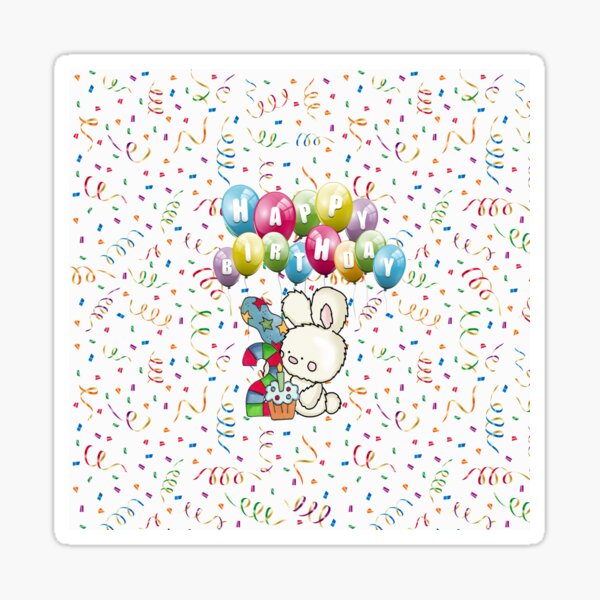 "Happy Birthday I am 2 Years Old" Sticker for Sale by purplesensation ...