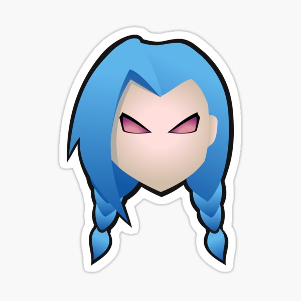 Pegatina «Logotipo de Jinx» de MiniTigress | Redbubble