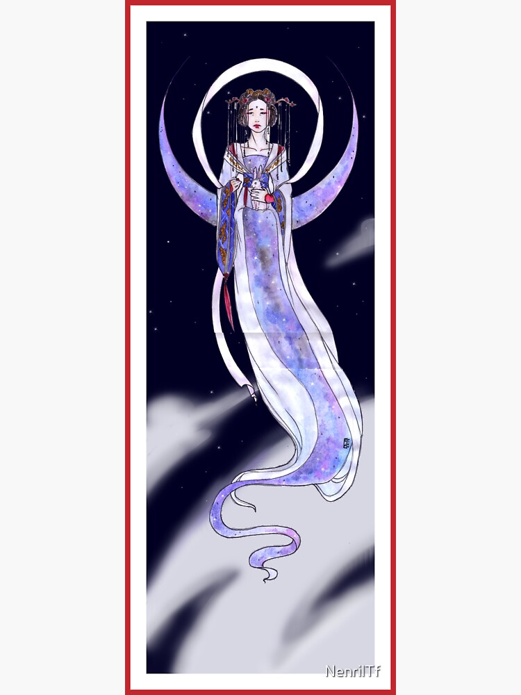 "Chang'e" Sticker for Sale by NenrilTf | Redbubble