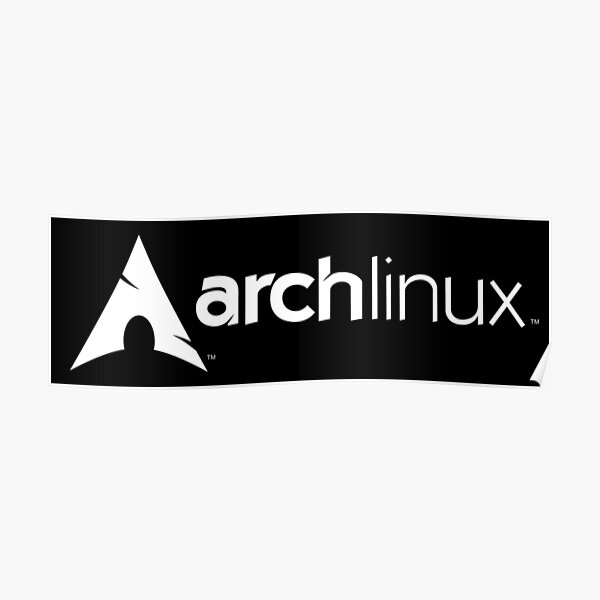 "Arch Linux" Poster for Sale by ShoeBill99 | Redbubble