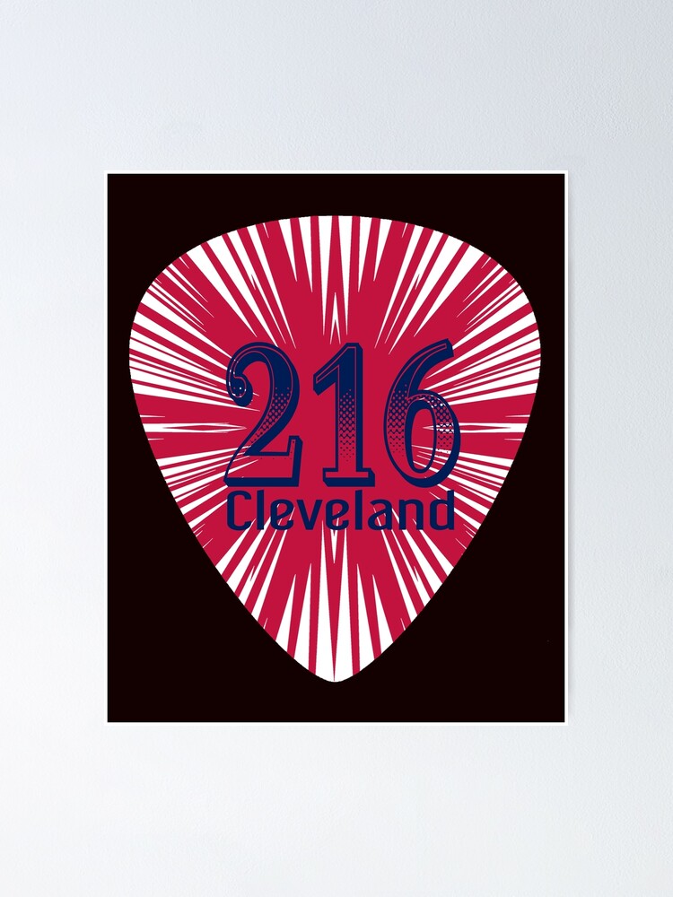 "Cleveland Ohio Area Code 216 Novelty Gifts." Poster by TIXLIFE | Redbubble