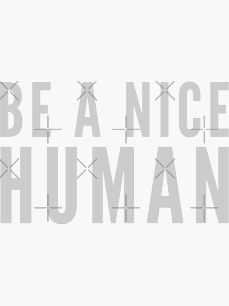 Pegatina «Ser un buen ser humano ser bueno buena persona» de ...