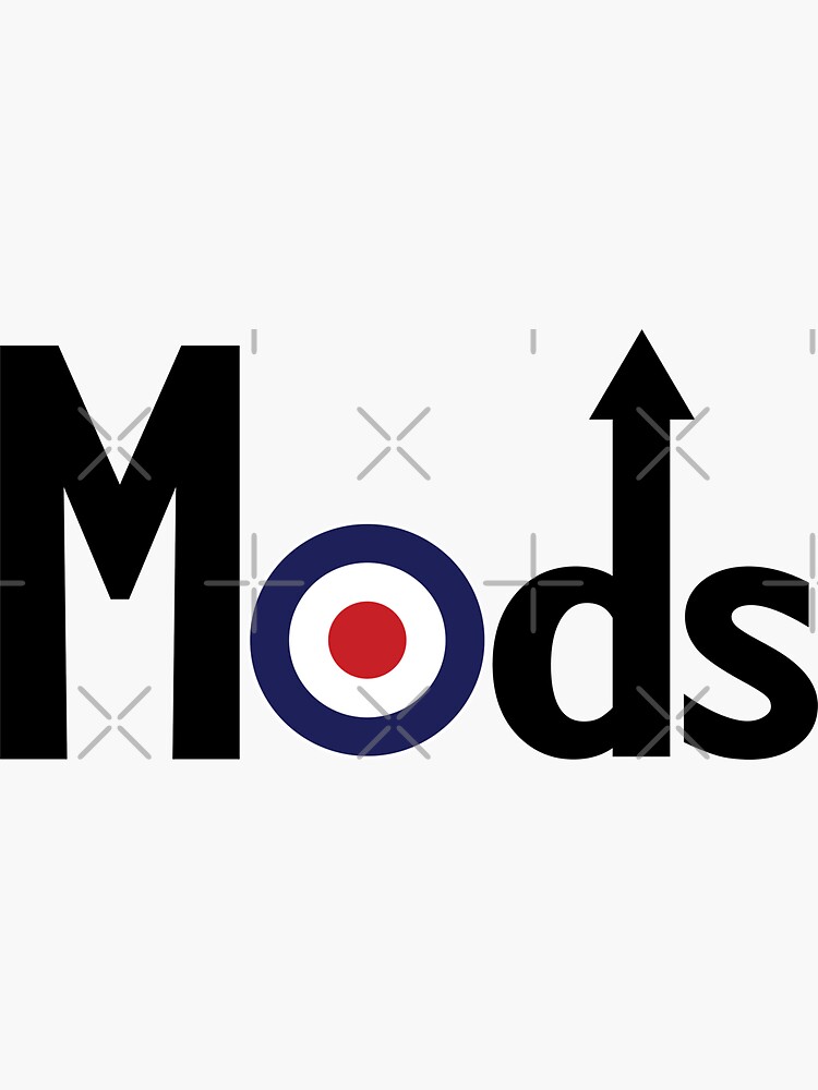 "WE ARE THE MODS" Sticker for Sale by Paparaw | Redbubble