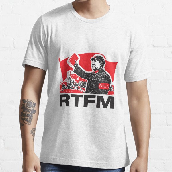 "Mao RTFM" Essential T-Shirt for Sale by Electric Sheep | Redbubble