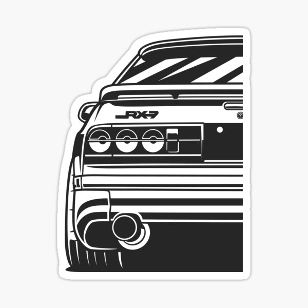 "RX7 FC3S" Sticker for Sale by OlegMarkaryan | Redbubble