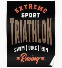 Triathlon Posters | Redbubble