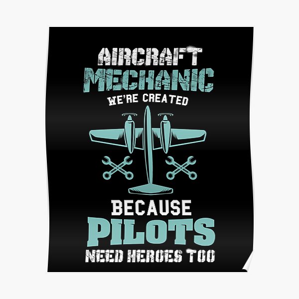 Aviation Maintenance Technician Posters | Redbubble