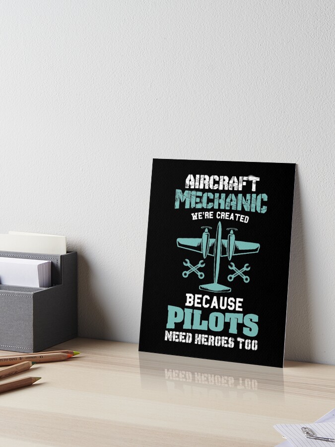 "Proud Aviation Mechanic Airframe Technician Gift" Art Board Print for ...