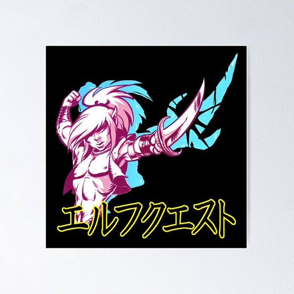 "ElfQuest: Katakana" Poster for Sale by elfquest | Redbubble