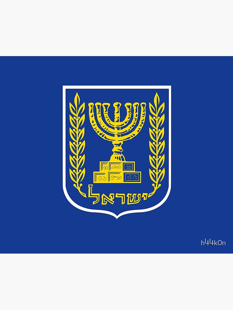 "Israel National Emblem Coat Of Arms " Tapestry by h44k0n | Redbubble