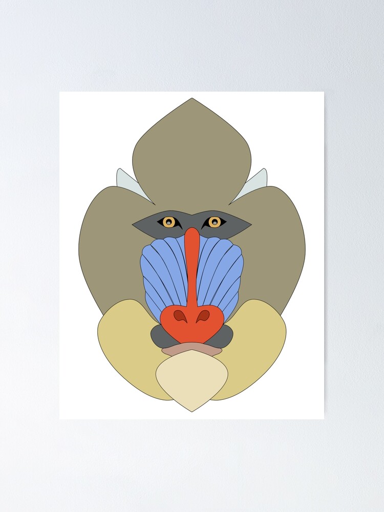 "Mandrill Power" Poster by Jaymezc | Redbubble