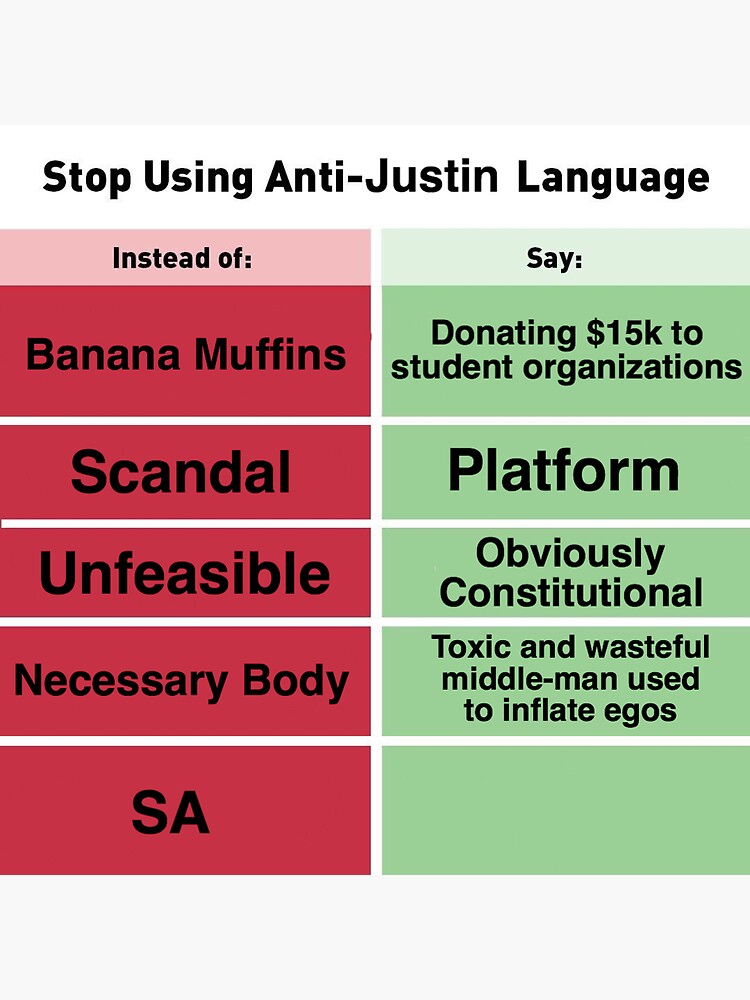 "Stop Using Anti-Justin Language Sticker" Sticker by SenatorDiamond ...
