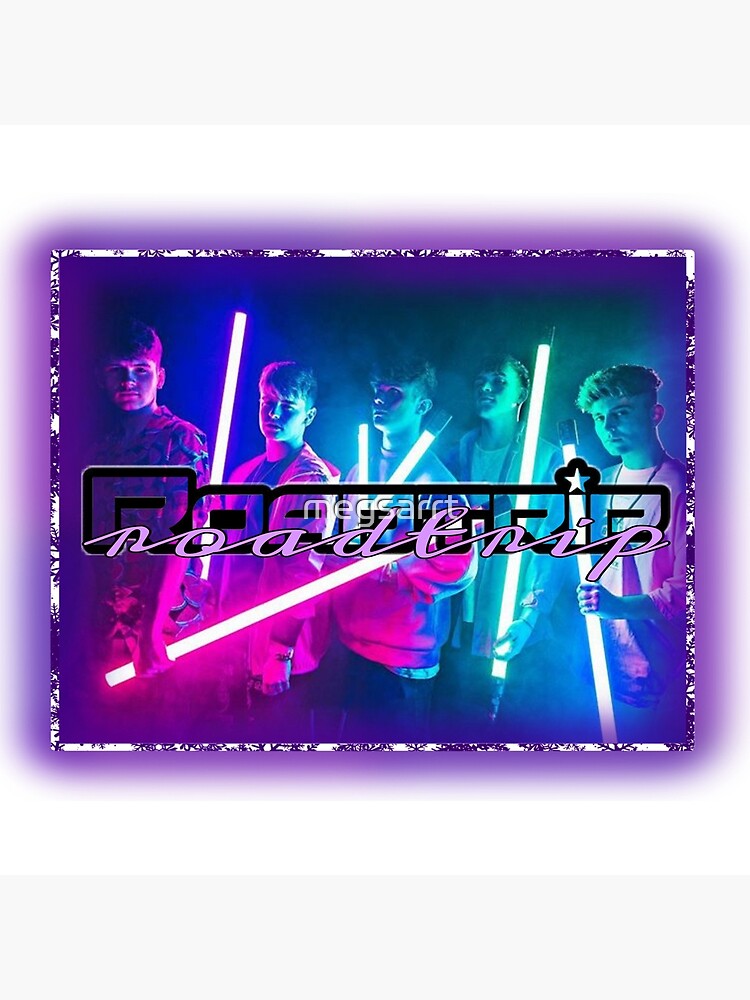 "Roadtriptv Neon Lights Logo" Art Print for Sale by megsarrt | Redbubble