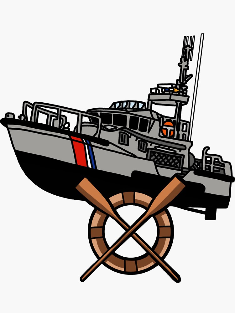 "Coast Guard Surfman 47 MLB" Sticker for Sale by AlwaysReadyCltv ...