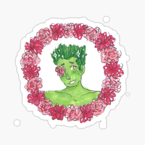"Custom flower sticker" Sticker for Sale by Toastiannn | Redbubble