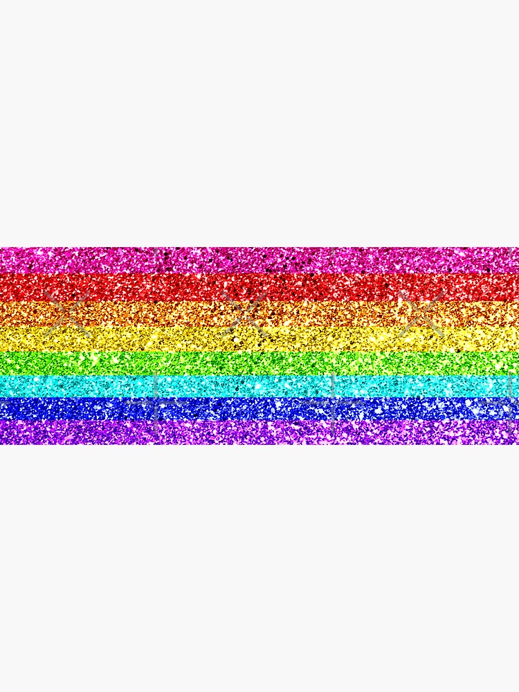 "Rainbow Glitter" Sticker for Sale by XicaCo | Redbubble