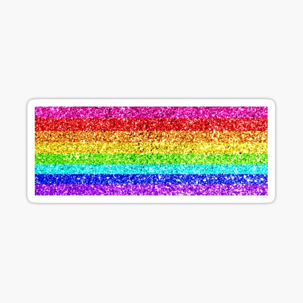 "Rainbow Glitter" Sticker for Sale by XicaCo | Redbubble