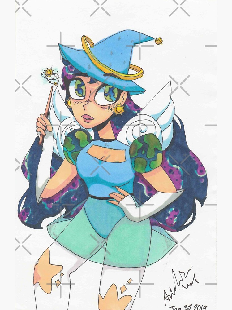 "Space witch" Sticker by UnicornDaya | Redbubble