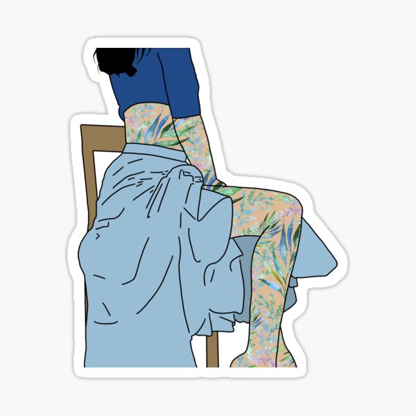 "Skirt" Sticker for Sale by han-jpg | Redbubble