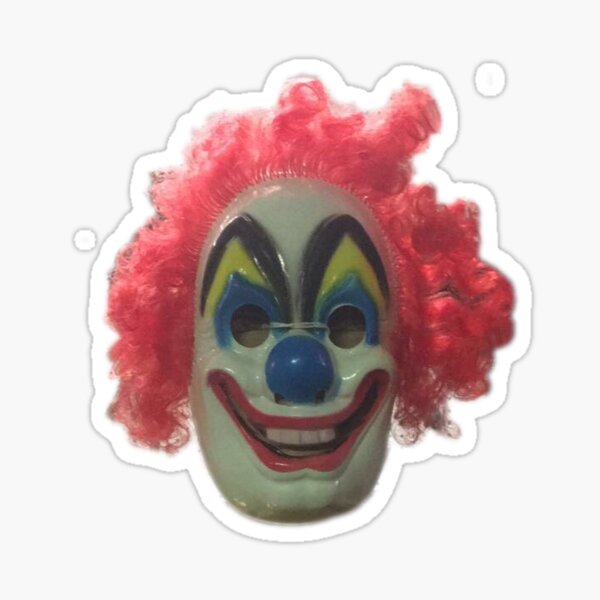 "Creepy clown" Sticker by stickyflaps | Redbubble