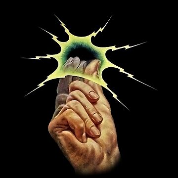 "Electric hand" Sticker for Sale by PaulyH | Redbubble