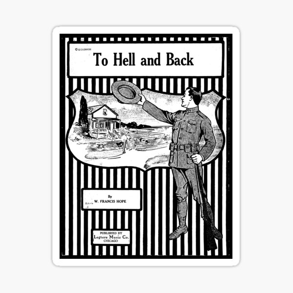 "To Hell and Back" Sticker by SamuelMolina | Redbubble
