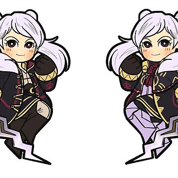 "Fire Emblem: Awakening - Female!Robin Sticker Set" Sticker for Sale by ...