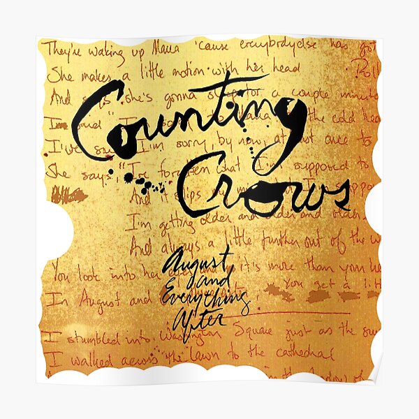 Counting Crows Posters | Redbubble