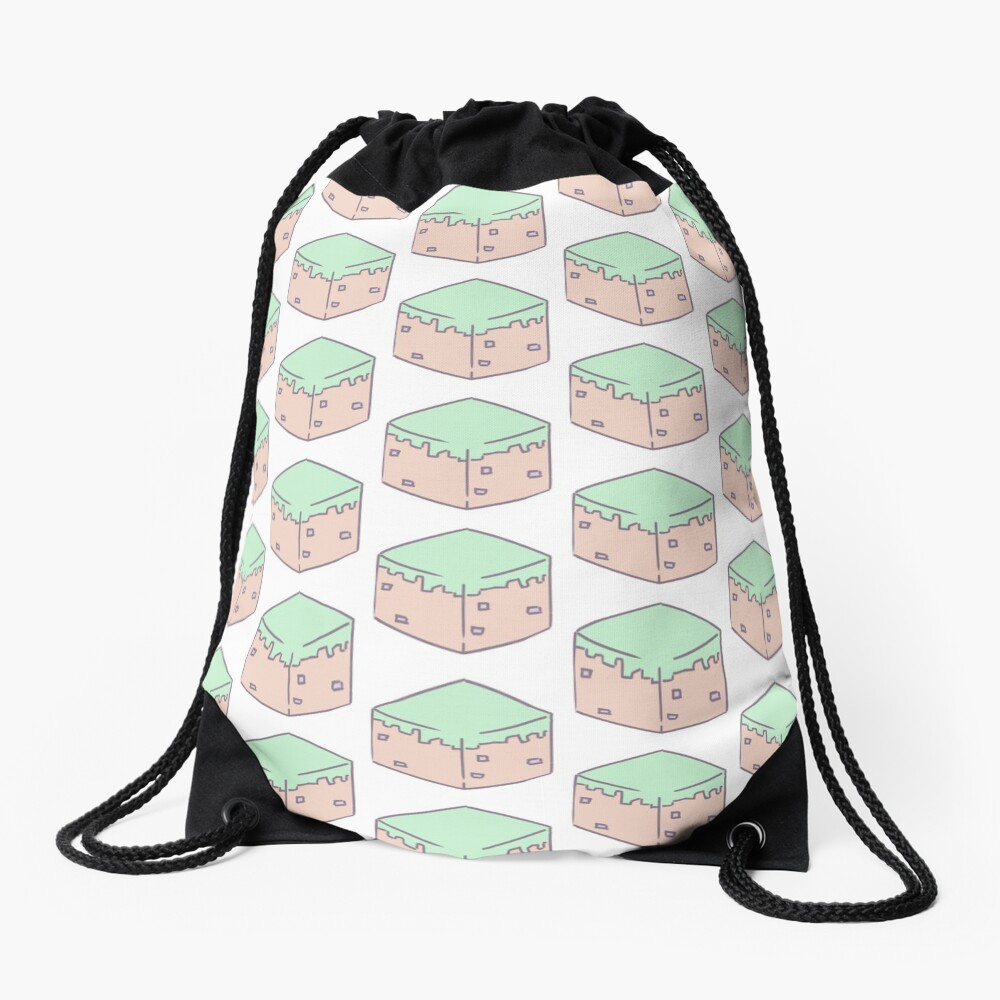 "Pastel Minecraft Grass Block" Sticker for Sale by Sophisoap | Redbubble
