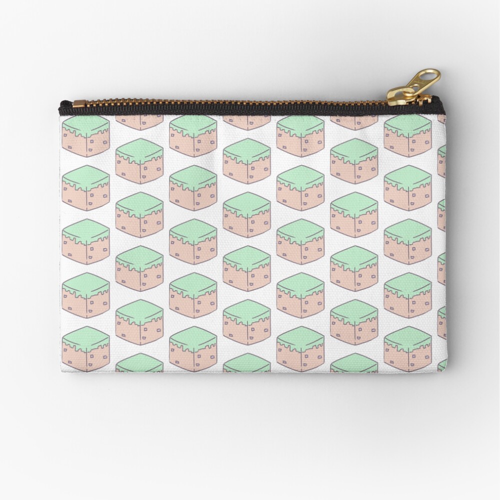 "Pastel Minecraft Grass Block" Sticker for Sale by Sophisoap | Redbubble
