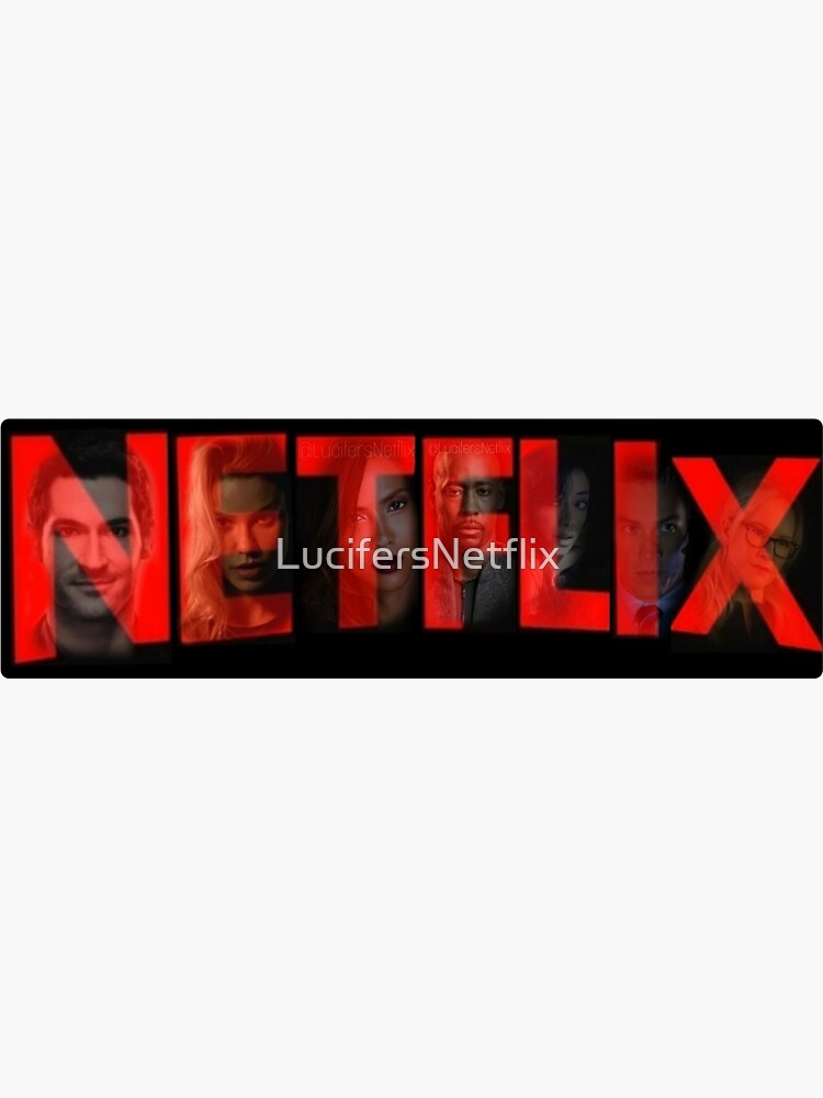 "Lucifer Netflix" Sticker for Sale by LucifersNetflix | Redbubble