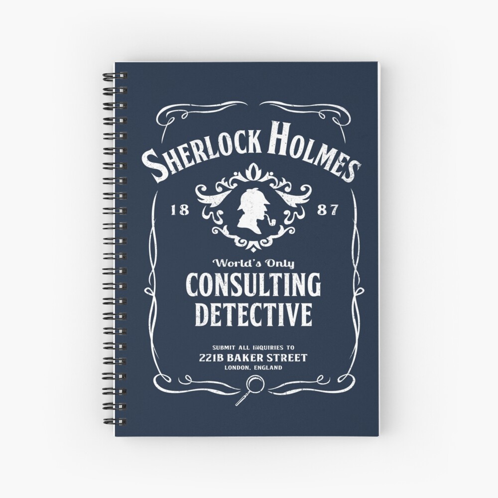 "World's Only Consulting Detective" Spiral Notebook for Sale by ...
