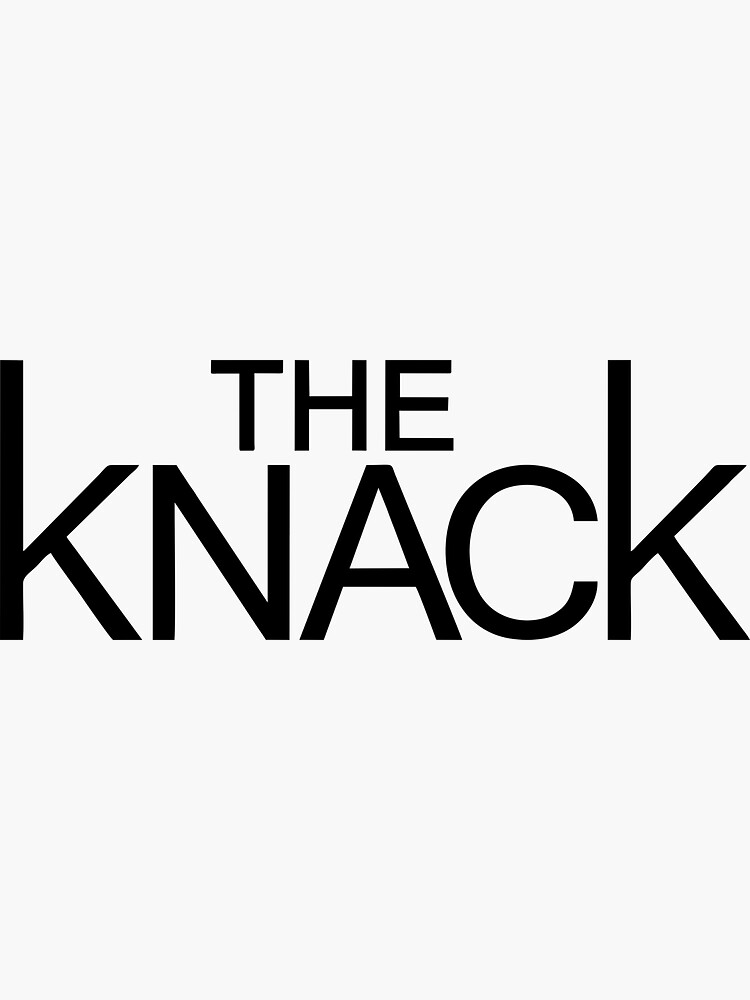 "The Knack Logo" Sticker for Sale by sasiposo | Redbubble
