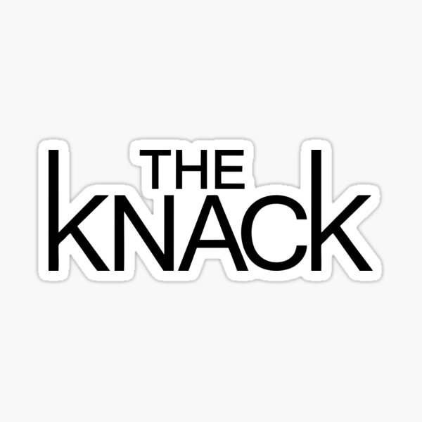 "The Knack Logo" Sticker for Sale by sasiposo | Redbubble