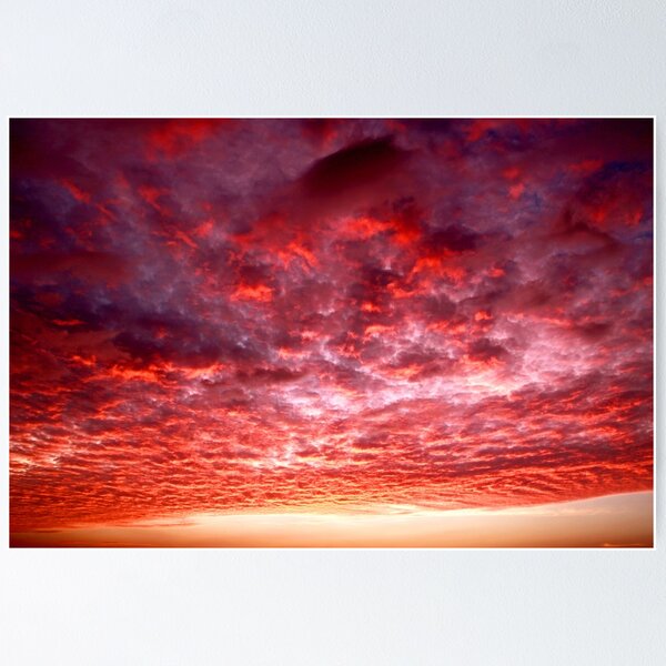 Red Sky At Anight Posters for Sale | Redbubble