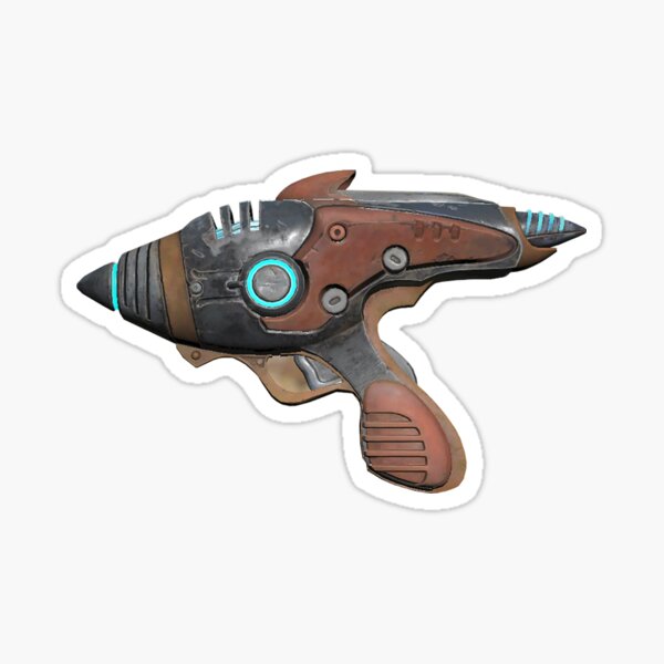"Fallout Poseidon gun" Sticker for Sale by ABrokeUniKid | Redbubble