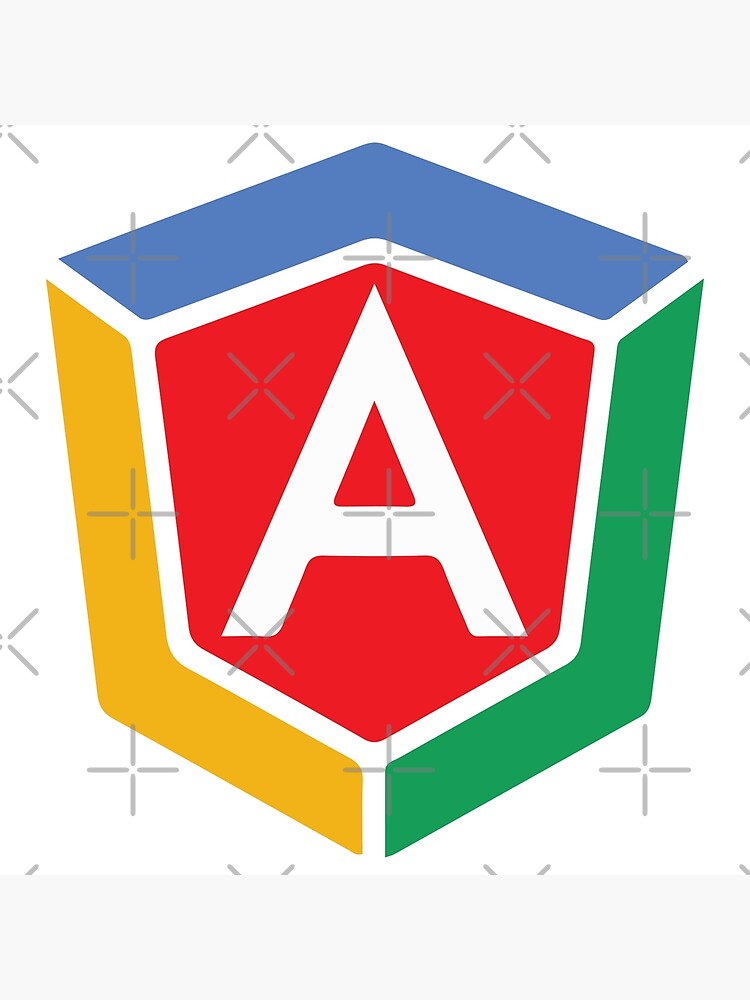 "Angular Logo Developer Programmer " Poster for Sale by alltheprints ...