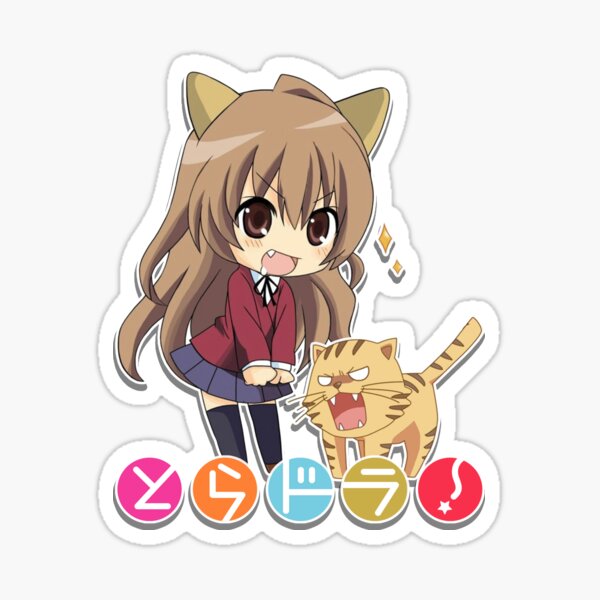 "Toradora" Sticker by 32BlackRoses | Redbubble