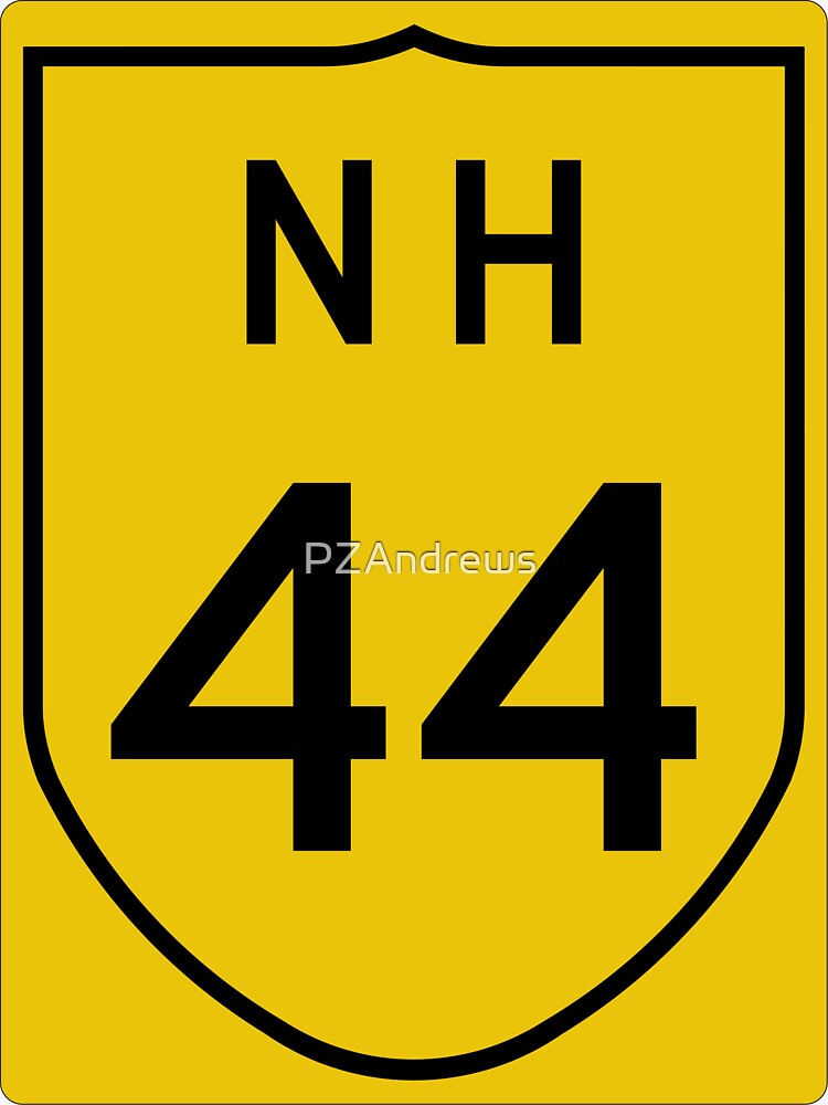 "National Highway 44 sign (India)" Sticker for Sale by PZAndrews ...