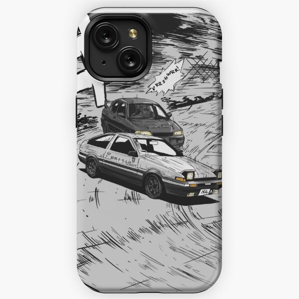 "Initial D style artwork 2, Evo III vs AE86" iPhone Case for Sale by ...