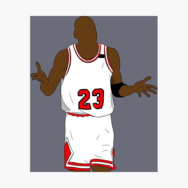 "Michael Jordan Shrug" Photographic Print for Sale by sicksticksco ...