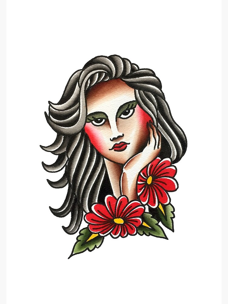 Hairdresser Tattoo Flash