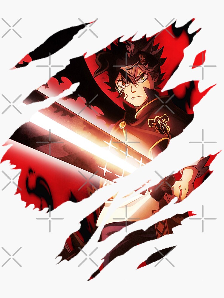 "Asta" Sticker for Sale by ReoAnime | Redbubble