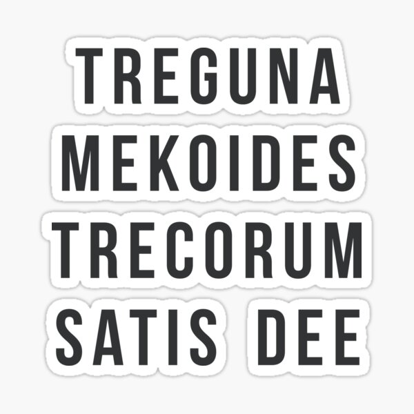 "Substitutiary Locomotion" Sticker by FandomTrading | Redbubble